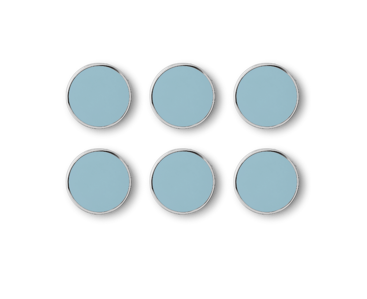 Ocean Magnetic Buttons – Pack of 6, Colourful & Versatile for Lockers ...